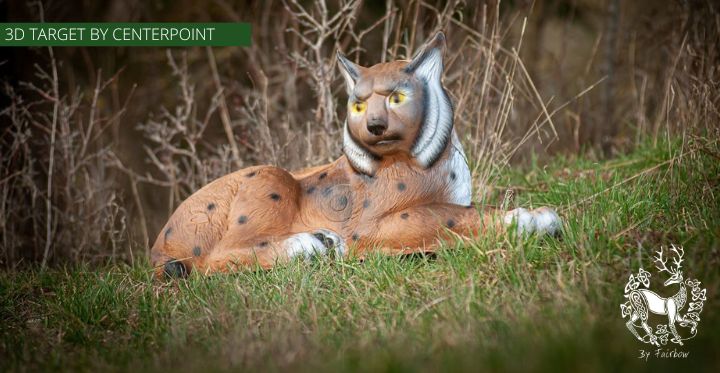 3D RECLINING LYNX TARGET BY CENTERPOINT – Fairbow