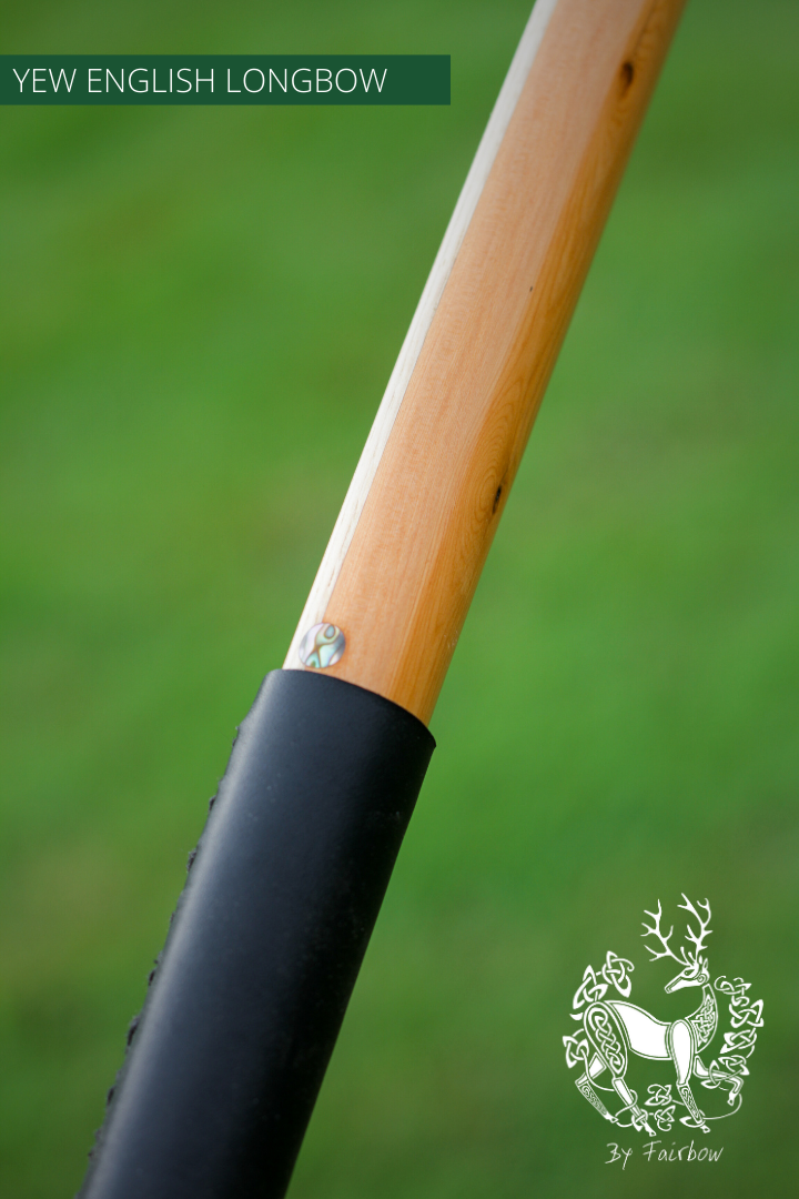 ENGLISH LONGBOW, YEW HICKORY SUPERIOR 46@28 77 INCH NTN – Fairbow