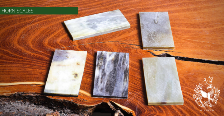 HORN BLOCKS / SCALE, APPROX. 9/32 X 2 X 4 INCH – Fairbow