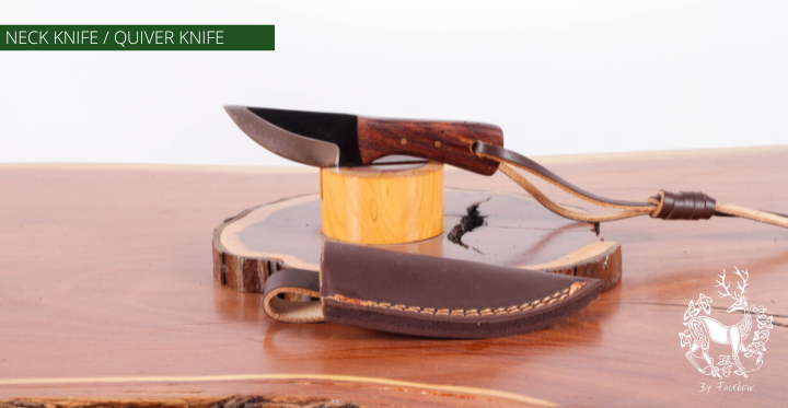 NECK KNIFE / QUIVER KNIFE HANDFORGED TOTAL LENGTH 5 INCH – Fairbow