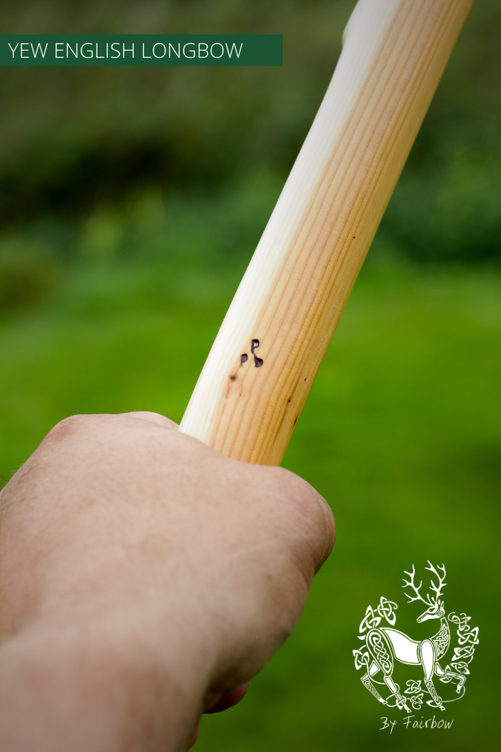 SELF YEW ENGLISH LONGBOW, 93 LBS @ 32 INCH, 78 INCH NTN – Fairbow