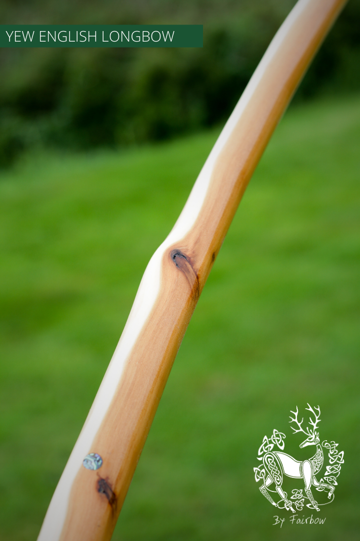 SELF YEW ENGLISH LONGBOW, 95 LBS @ 32 INCH, 80 INCH NTN – Fairbow
