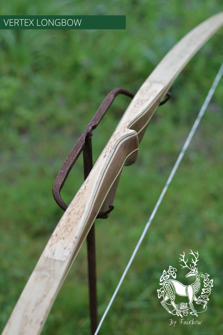 THE VERTEX BOW 68" CLEAR BACKING OVER BIRDSEYE MAPLE 37 LBS @ 28 INCH ...