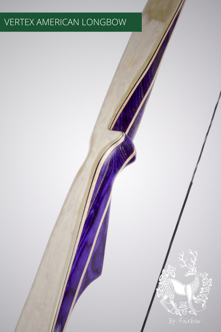 THE VERTEX BOW 68" CLEAR BACKING OVER BIRDSEYE MAPLE 50 LBS @ 28 INCH ...