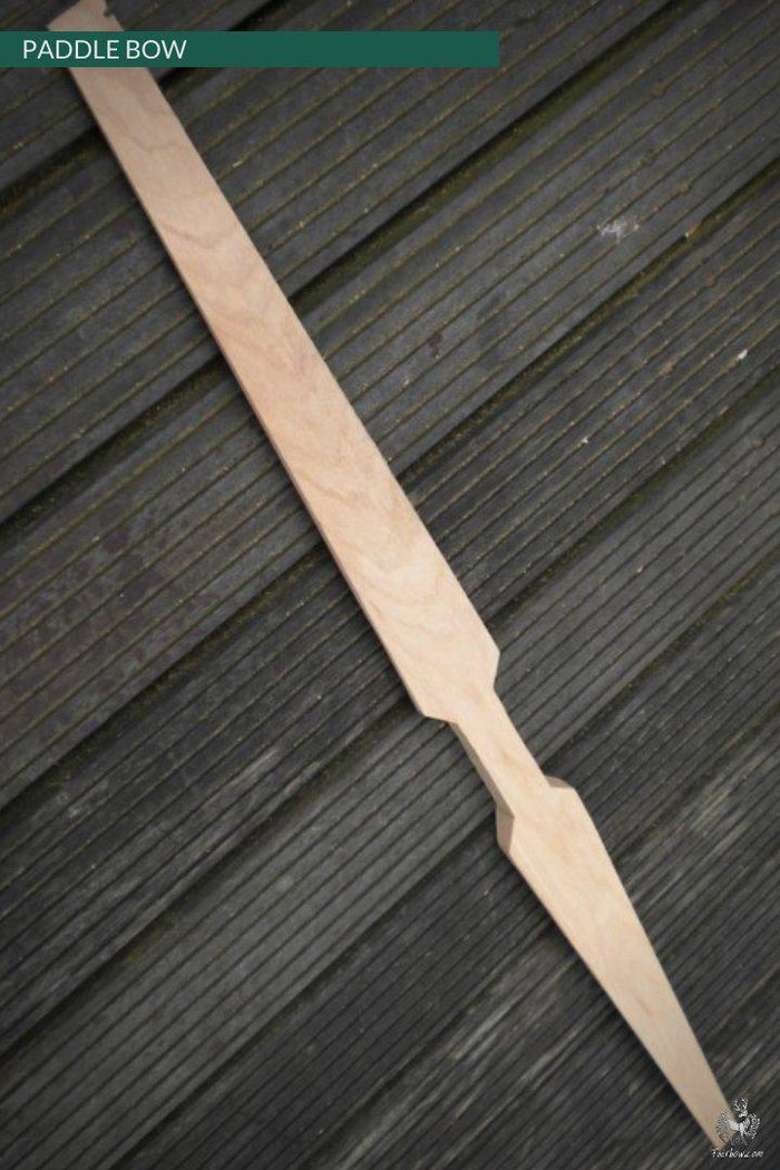 48 INCH NATIVE AMERICAN PADDLE BOW (PRIMARY) – Fairbow