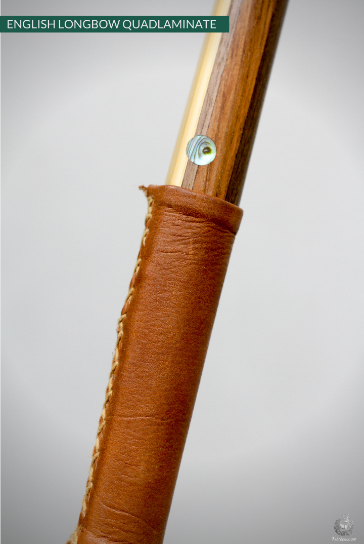 QUAD LAMINATED ENGLISH LONGBOW IPE, TIGERWOOD, WALNUT, BAMBOO 103 LBS ...