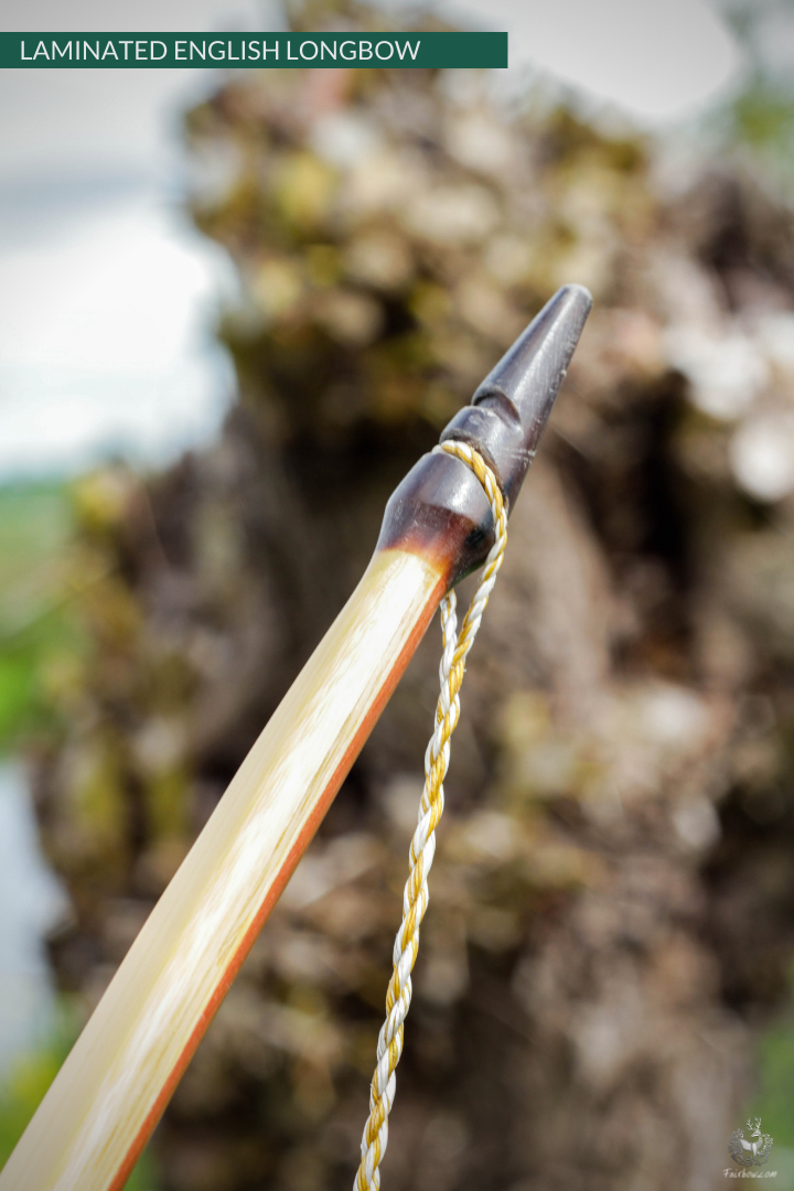 QUAD LAMINATED ENGLISH LONGBOW, MASSARANDUBA, SUPERCORE, BAMBOO 33 LBS ...