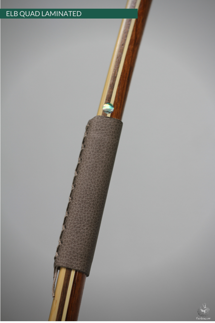 QUAD LAMINATED ENGLISH LONGBOW TIGERWOOD, SUPERCORE, WALNUT, BAMBOO 40 ...