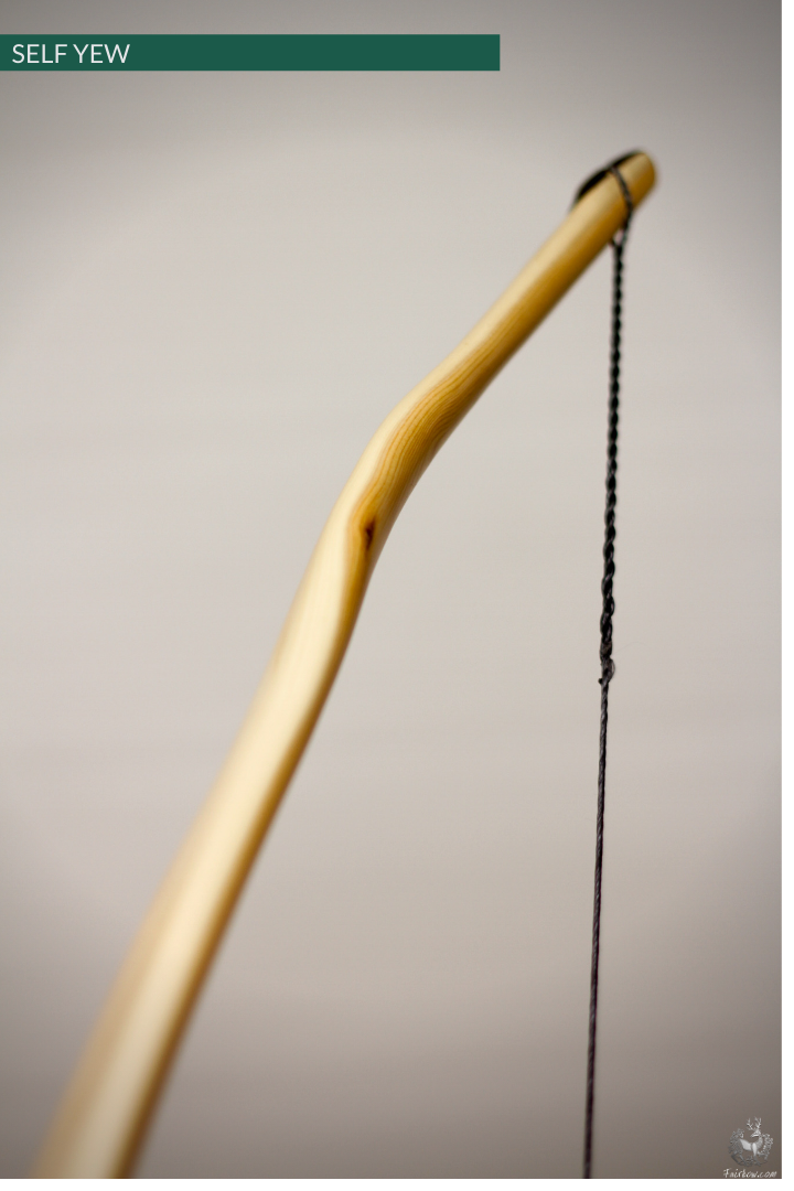 SELF YEW LONGBOW (AFB), 43 LBS @ 28 INCH, 70 INCH t-t-t – Fairbow
