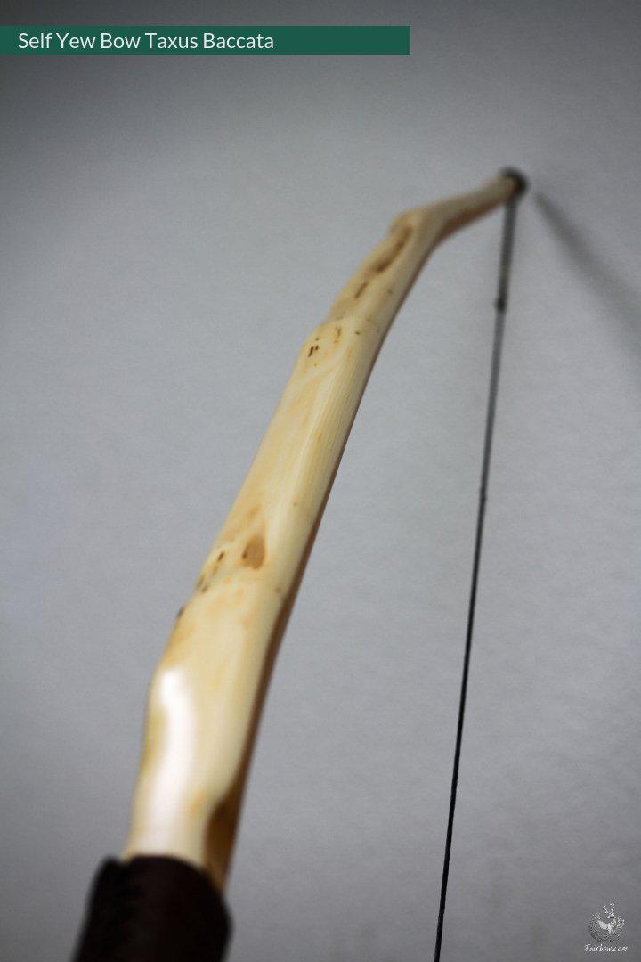 SELF YEW LONGBOW (AFB), 75 LBS @ 28 INCH, 72 INCH NTN – Fairbow