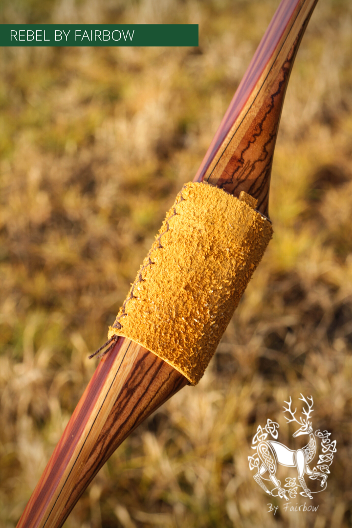THE REBEL BOW 35@28 CLEAR GLASS, BAMBOO AND YEW FINISH – Fairbow