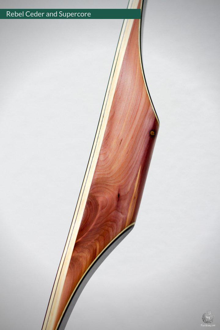 THE REBEL, BOW WITH BACKSET 30@28 BLACK GLASS – Fairbow