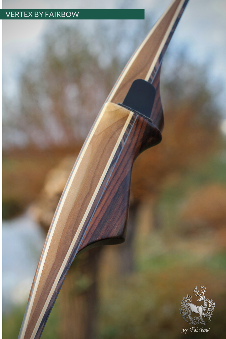 THE VERTEX BOW 68" GREY BELLY AND BACKING 50 LBS @ 28 INCH RH – Fairbow