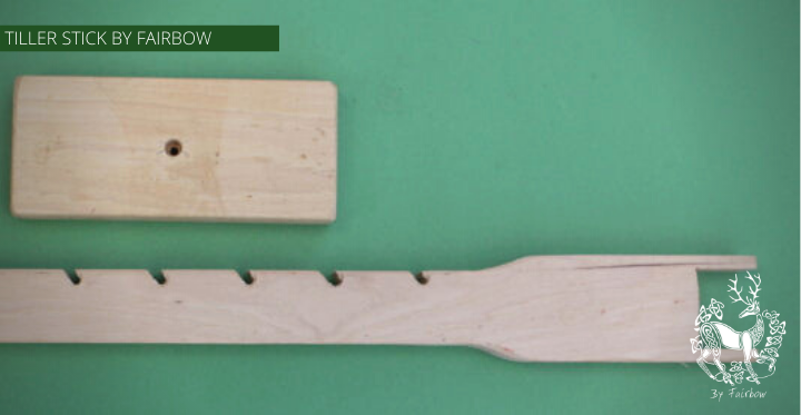TILLER STICK SOLID WOOD WITH EASY INCREMENTS – Fairbow